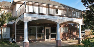 Patio Cover with Upper Deck - HHI Patio Covers