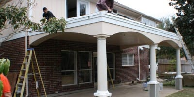 Patio Cover with Upper Deck - HHI Patio Covers