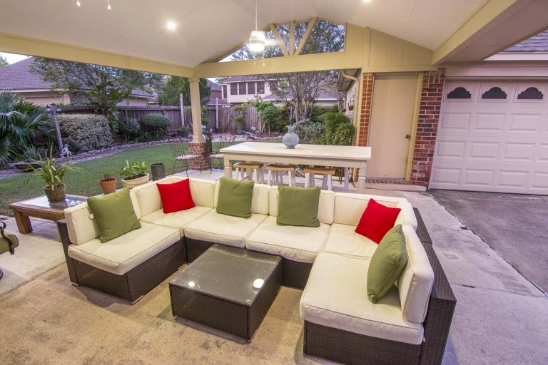 Patio Cover with Concrete Floor | HHI Patio Covers