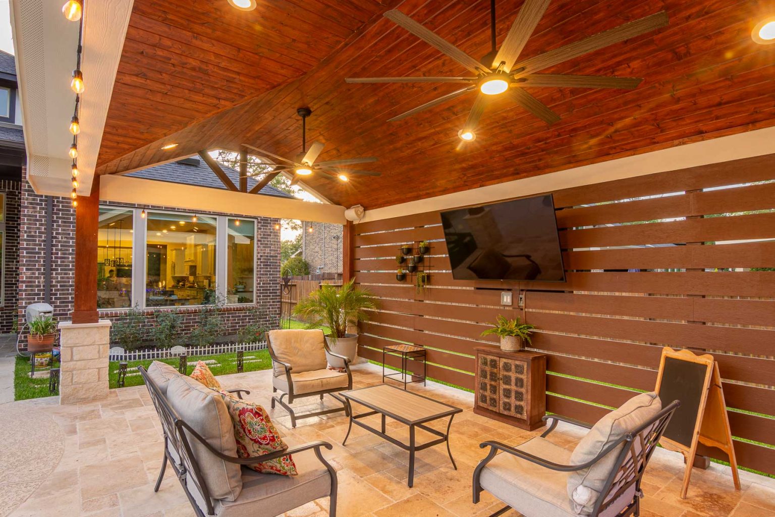 Freestanding Double Gable Patio Cover | HHI Patio Covers
