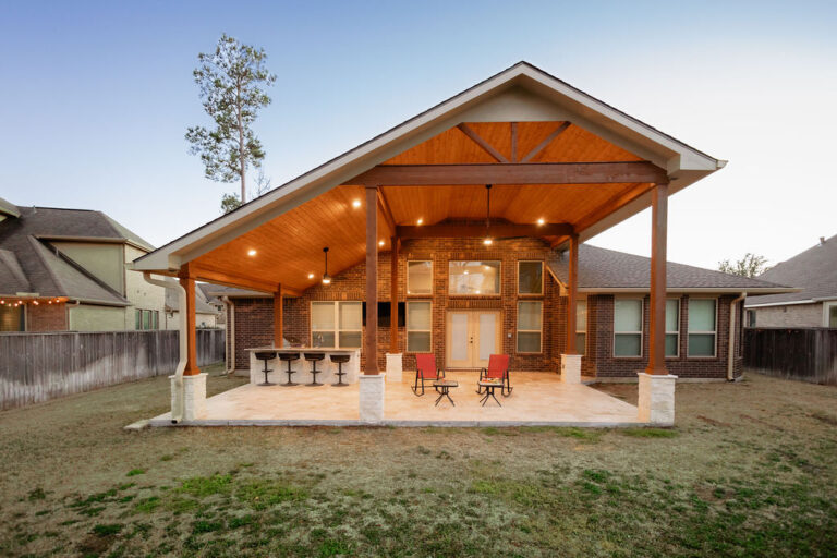 Massive Tall Gable with Sloped Roof | HHI Patio Covers